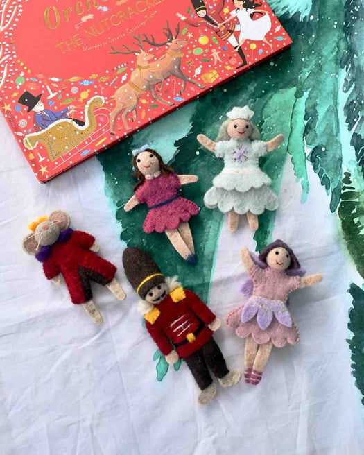 Tara Treasures - Nutcracker and the Mouse King Finger Puppet Set ...